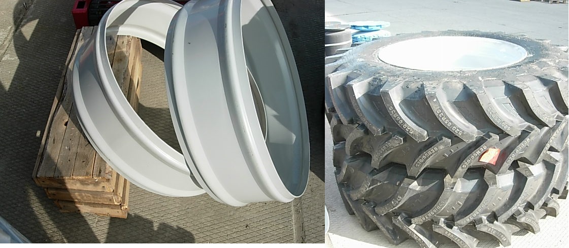 Комплект дополнительных колес 0х2 (520/85R38 Starmaxx) на стяжках для серии FL180 купить, цена ...